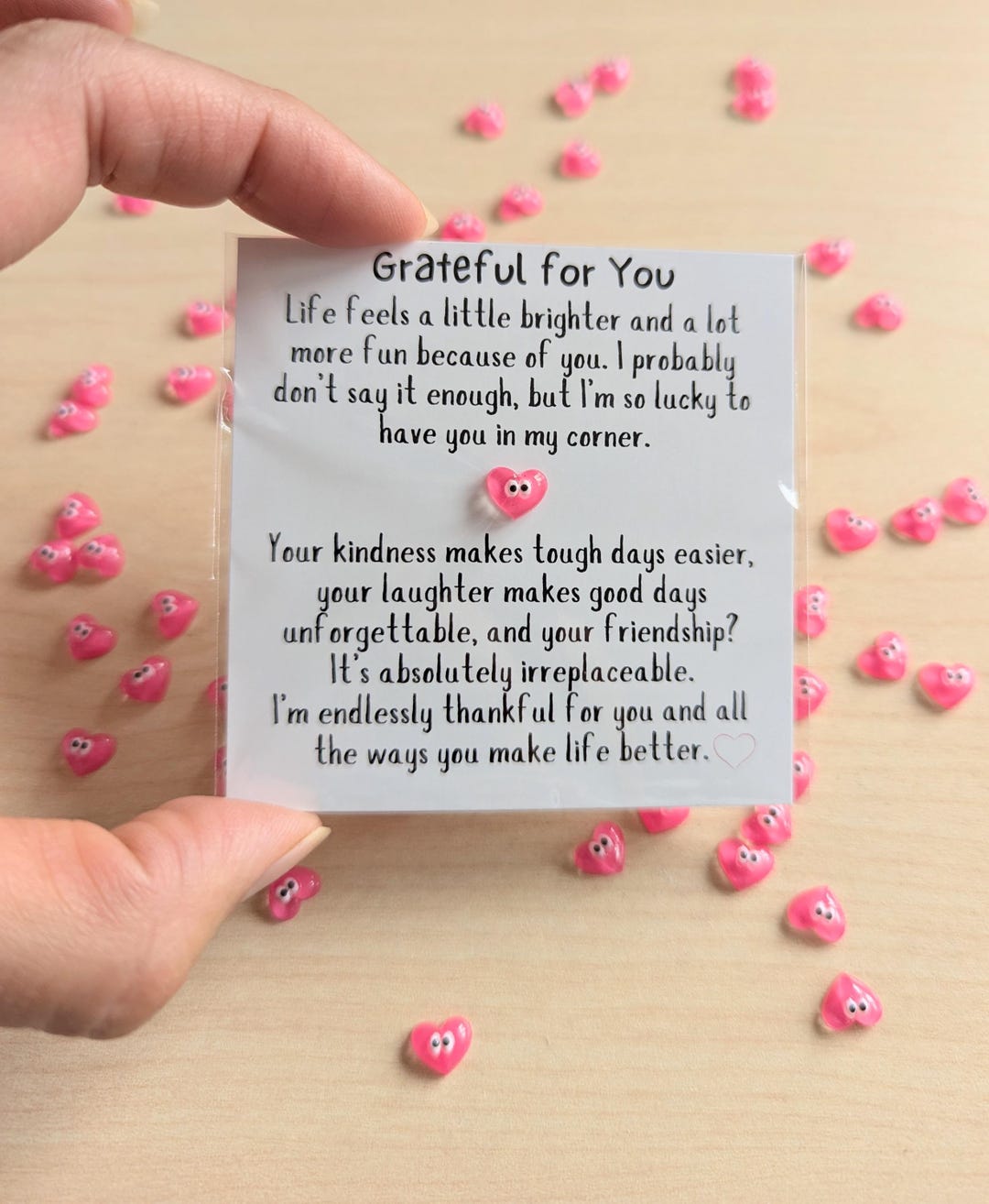 Grateful for You Friendship Card – Mini Appreciation Card for Best ...