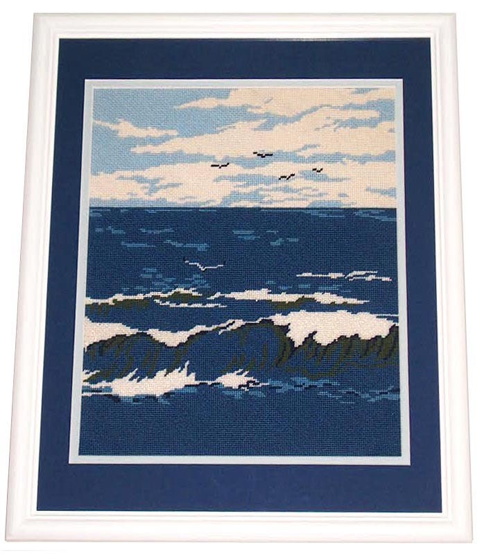Needlepoint Kits, Needlework Kits, Beach Needlepoint, Needlepoint Ocean ...