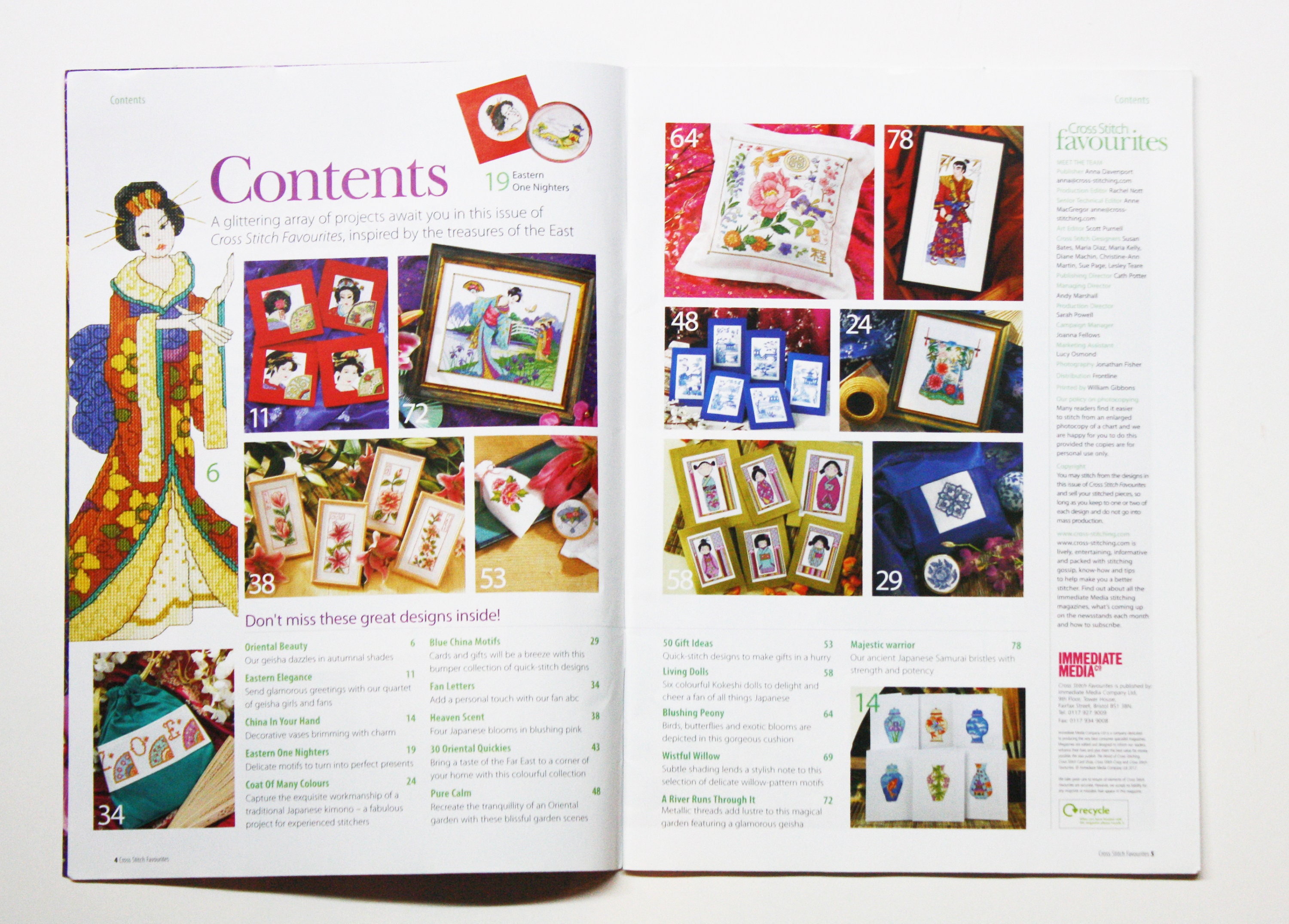 Cross Stitch Patterns Cross Stitch Collection Magazine - Etsy