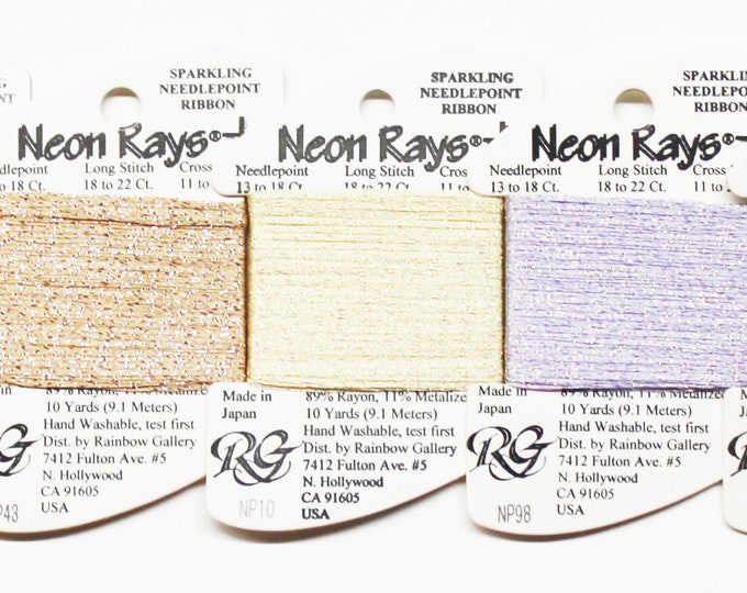 Rhode Island Textiles Ribbon Floss, Metallic Ribbon Floss, YLI Metallic ...