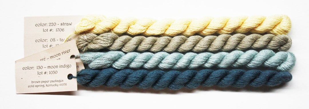 Silk & Ivory Yarn 5.90 Each, Brown Paper Packages Silk and Ivory Thread ...