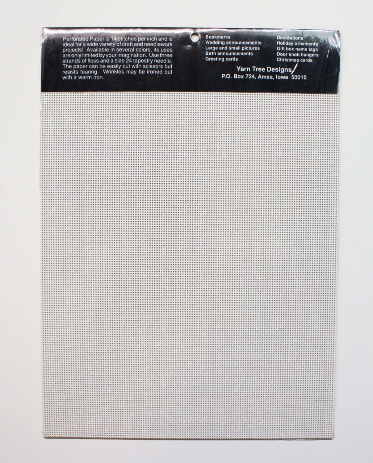 Perforated Paper 7.99 Craft Perforated Paper Ecru Perforated - Etsy