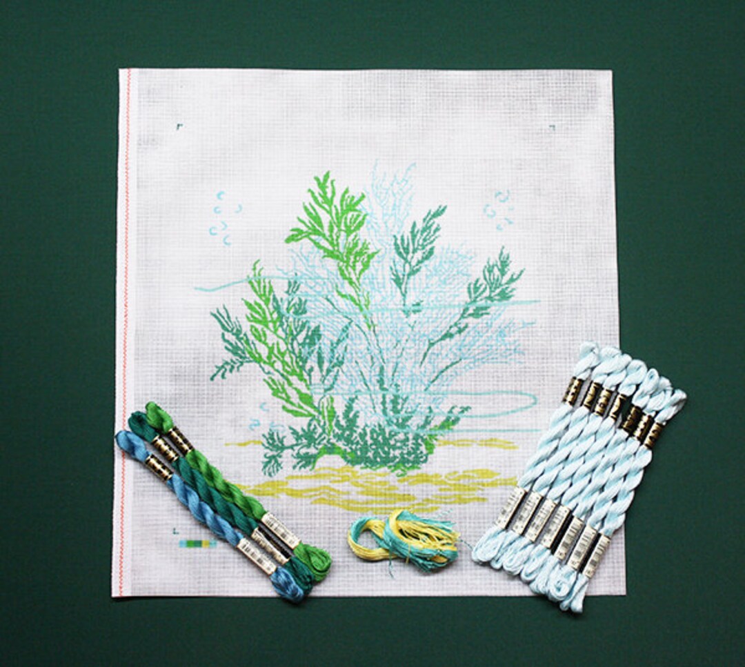 Needlepoint Kits, Needlepoint Summer Seascape, Needlework Beach ...
