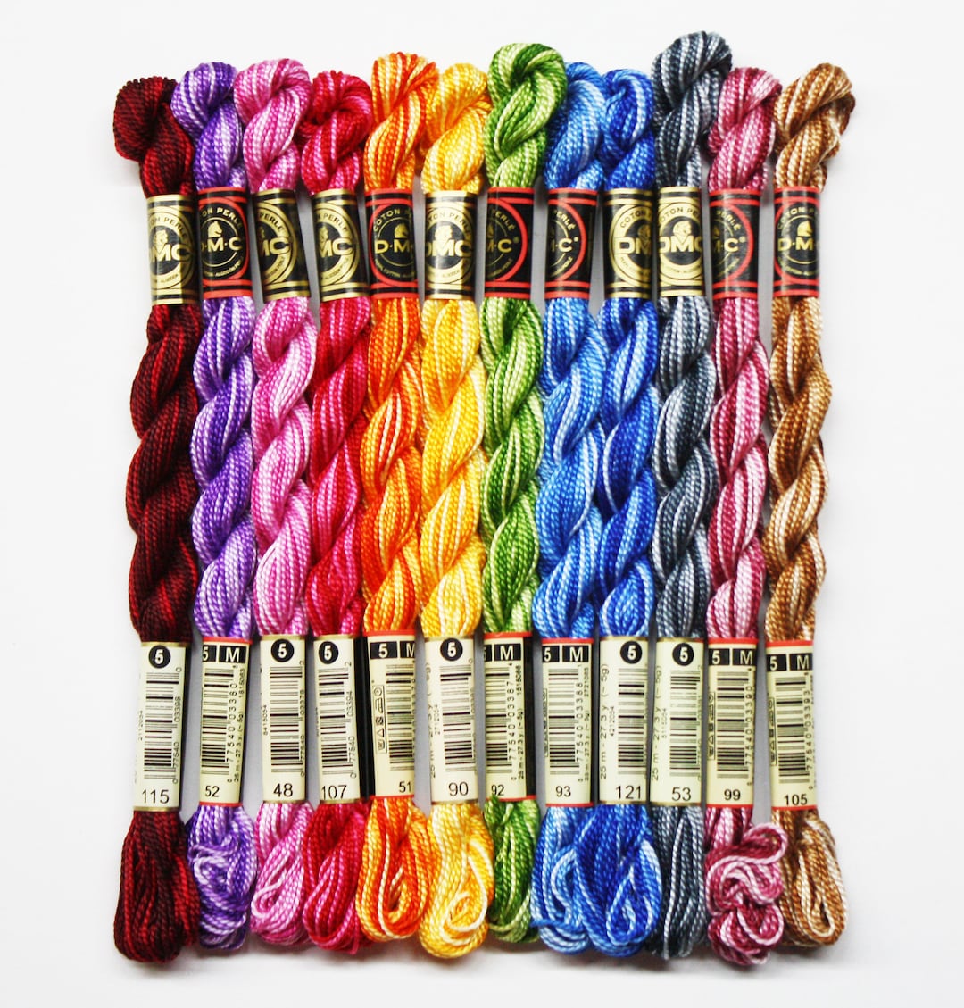 Pearl Cotton Variegated, DMC Pearl Cotton , DMC Perle Cotton, Pearl ...