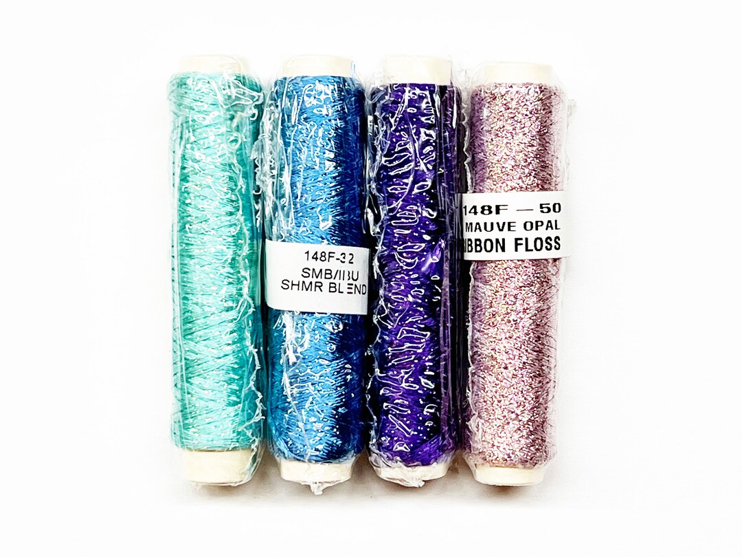 Shimmer Blend Ribbon Floss, Rhode Island Textiles Ribbon Floss, YLI ...