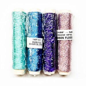 Shimmer Blend Ribbon Floss, Rhode Island Textiles Ribbon Floss, YLI ...