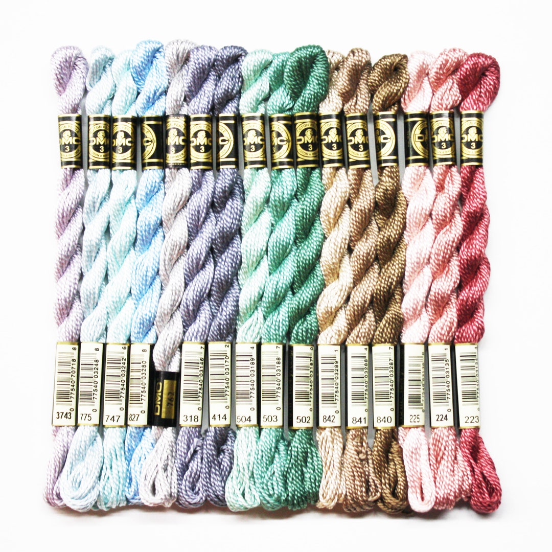 DMC Perle Cotton Thread, Perle Cotton 3, Perle Cotton Size 3, DMC ...