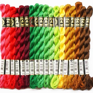 Perle Cotton Size 5 DMC Perle Cotton Thread Cotton Perle 5 | Etsy