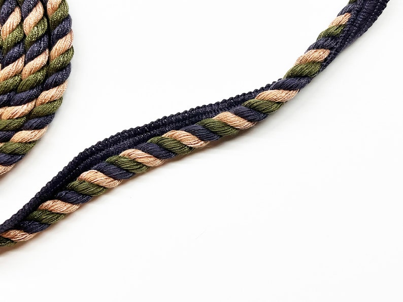 Conso Duke Collection Color F11 3/8" Cord W/knit Lip, Home Decor Braid ...