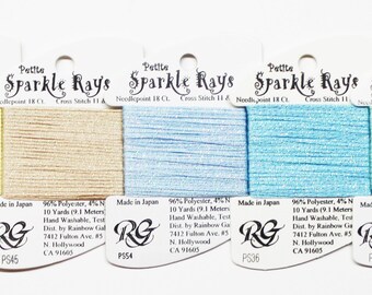 Neon Rays Plus, Rainbow Gallery Neon Rays Plus, Ribbon Threads, Rainbow ...