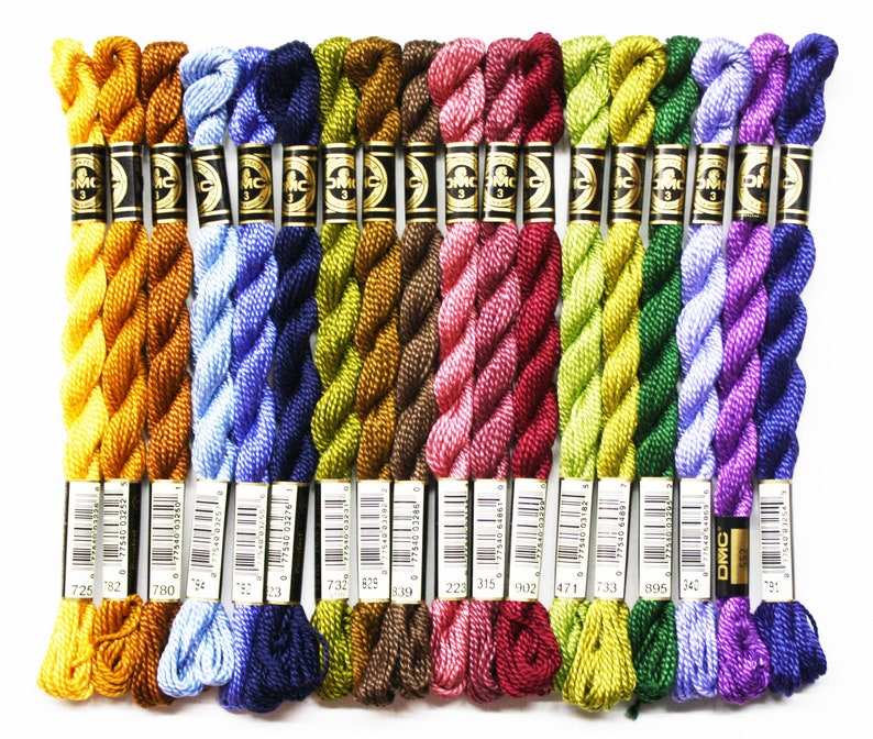 Perle Cotton Size 3 DMC Perle Cotton DMC Threads | Etsy