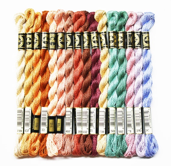 DMC Perle Cotton Yarn Perle Cotton 3 Perle Cotton Size 3 | Etsy