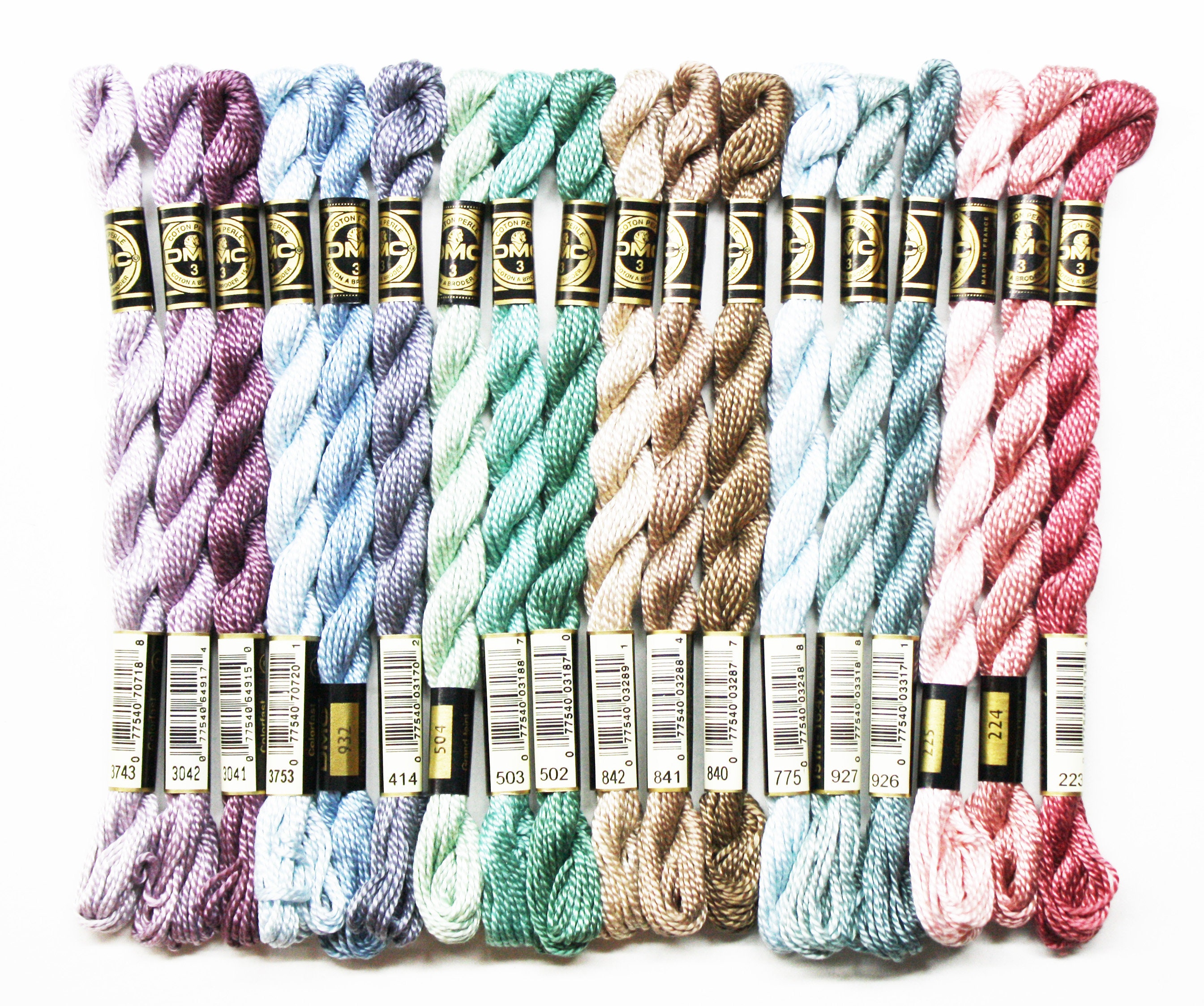 DMC Perle Cotton Thread Perle Cotton 3 Perle Cotton Size 3 | Etsy