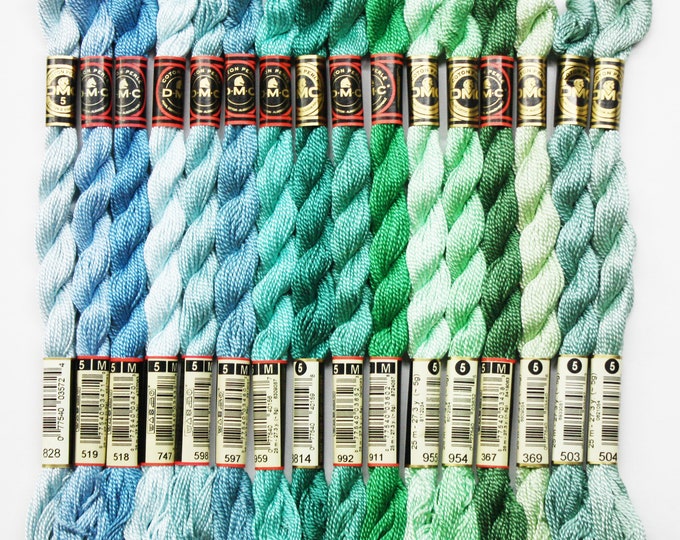 Perle Cotton Size 3, DMC Perle Cotton Balls Size 3, Needlework Yarns ...