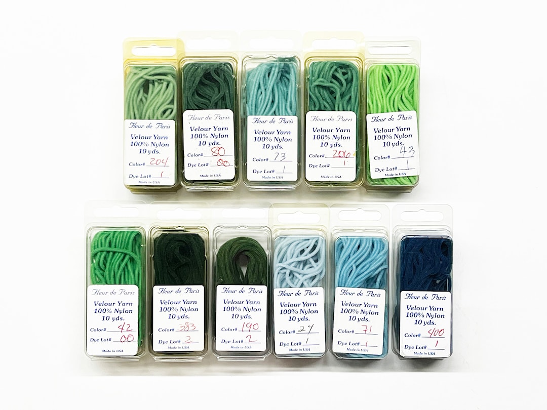 Velour Yarn 2.99 Each, Fleur De Paris Velour Yarn, Velvet Yarn ...