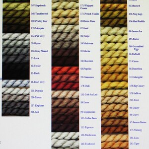 Silk & Ivory Yarn 5.90 Each, Silk Wool Thread Mix, Brown Paper Packages ...