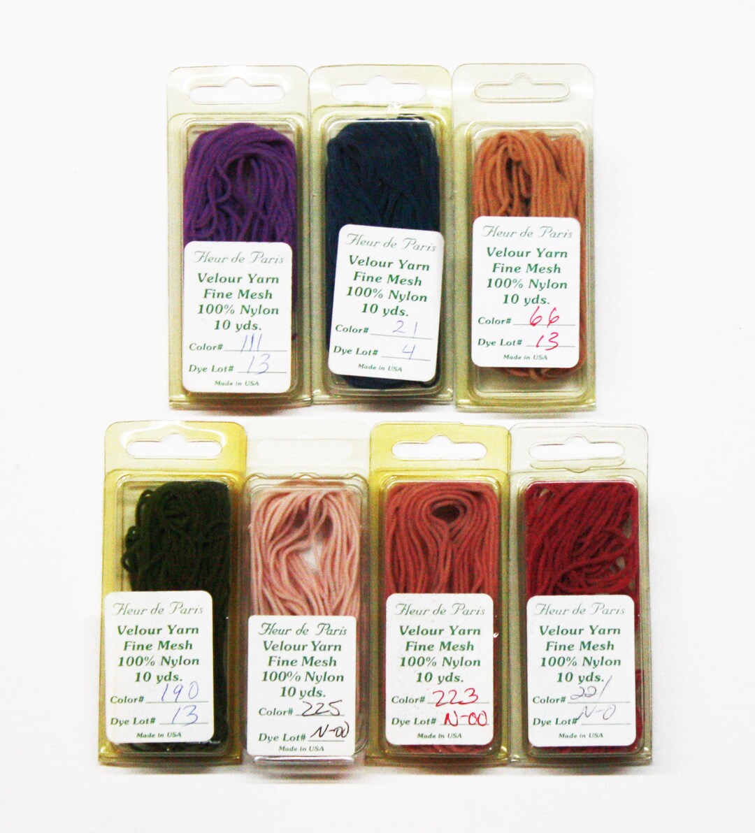 Fleur De Paris Fine Mesh Velour 2.99 Each, Fine Mesh Velour, Needlework ...