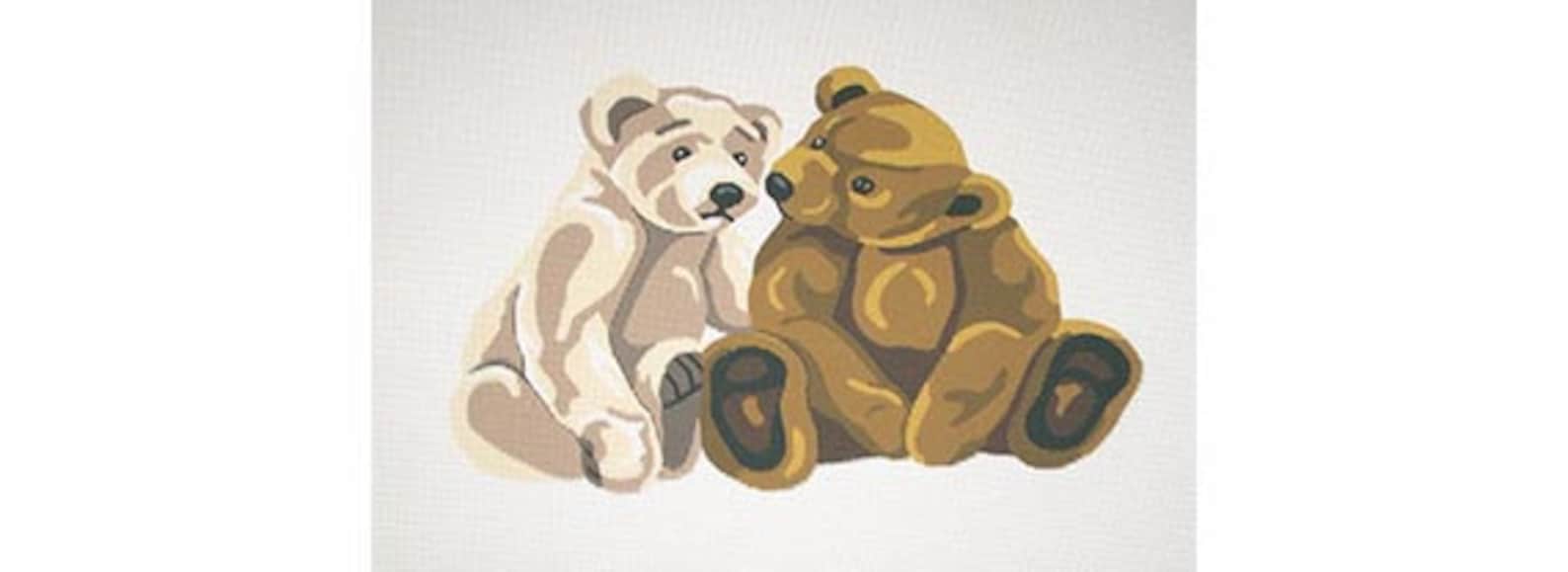 Teddy Bear Needlepoint Bears Needlepoint Designs - Etsy