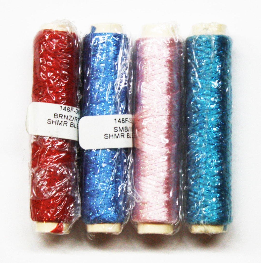 Ribbon Floss Shimmer Blend, YLI Ribbon Floss, Ribbon Yarns, Embroidery ...