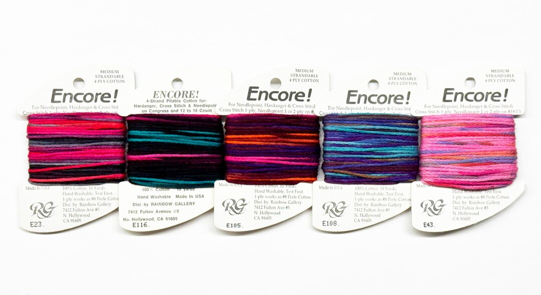 Encore Yarn 3.10 Ea. Encore Overdyed Thread, Cotton Yarns, Needlework ...