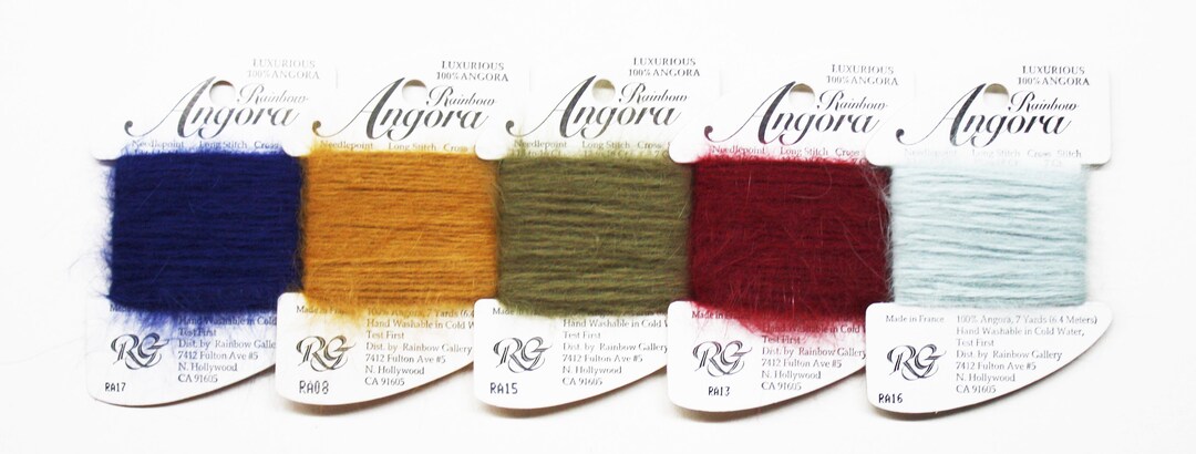 Rainbow Gallery Angora, Angora Yarn, Needlework Angora Threads, Rainbow ...