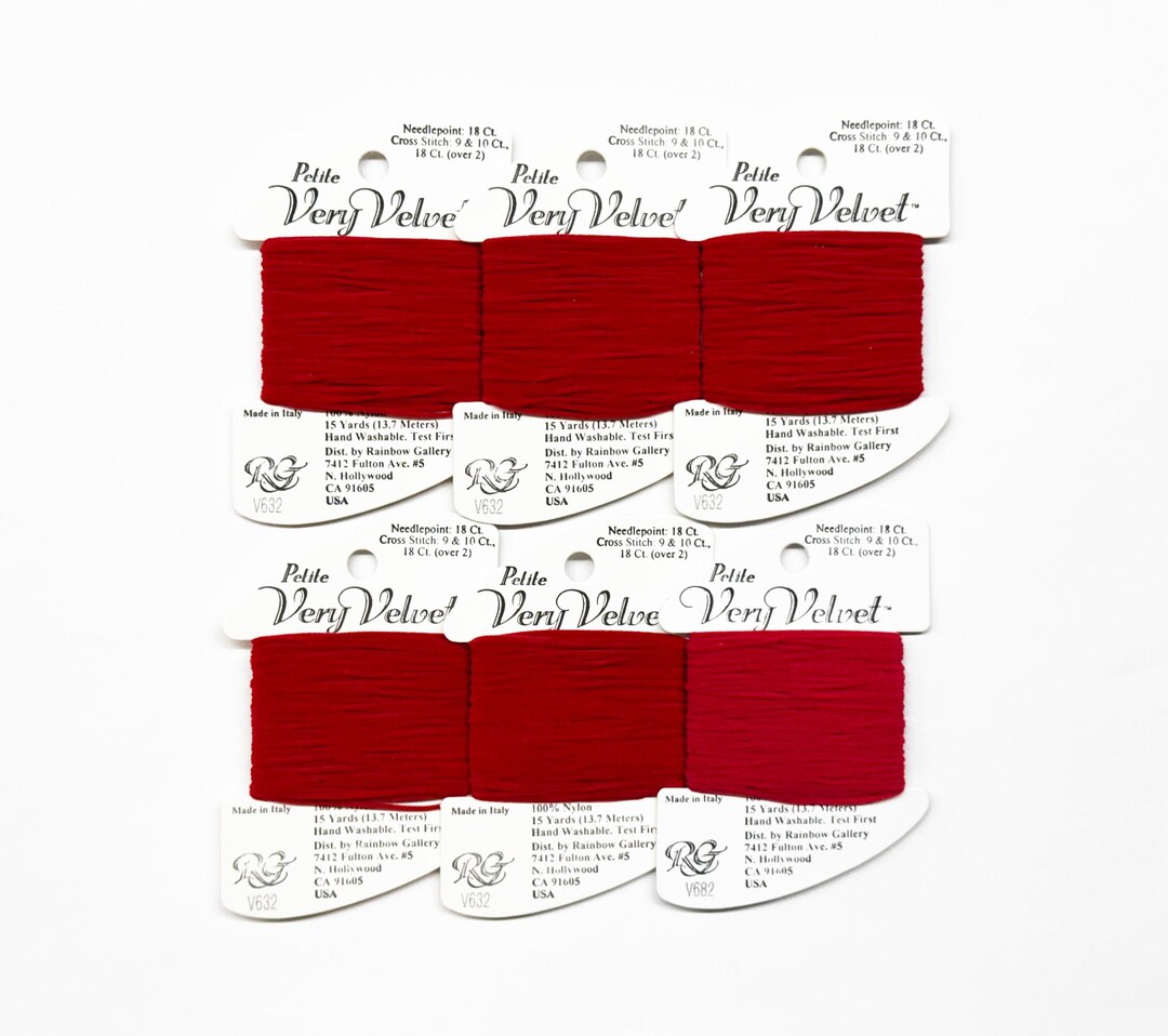 Petite Very Velvet 4.10 Each, Rainbow Gallery Petite Very Velvet ...