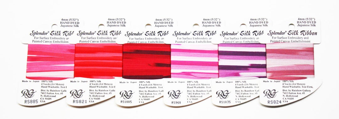 Splendor Silk Ribbon Multi 4.00 Each, Rainbow Gallery Splendor Silk 4mm ...