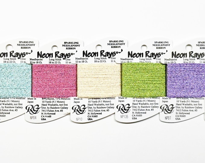 Rhode Island Textiles Ribbon Floss, Metallic Ribbon Floss, YLI Metallic ...