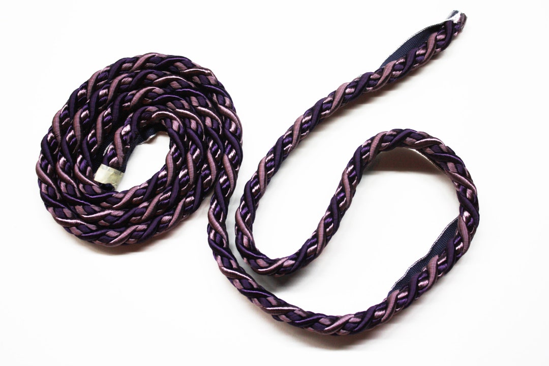 Twisted Braid Cording, Conso Cord Color 1411, 5/8" Purple Decorative ...