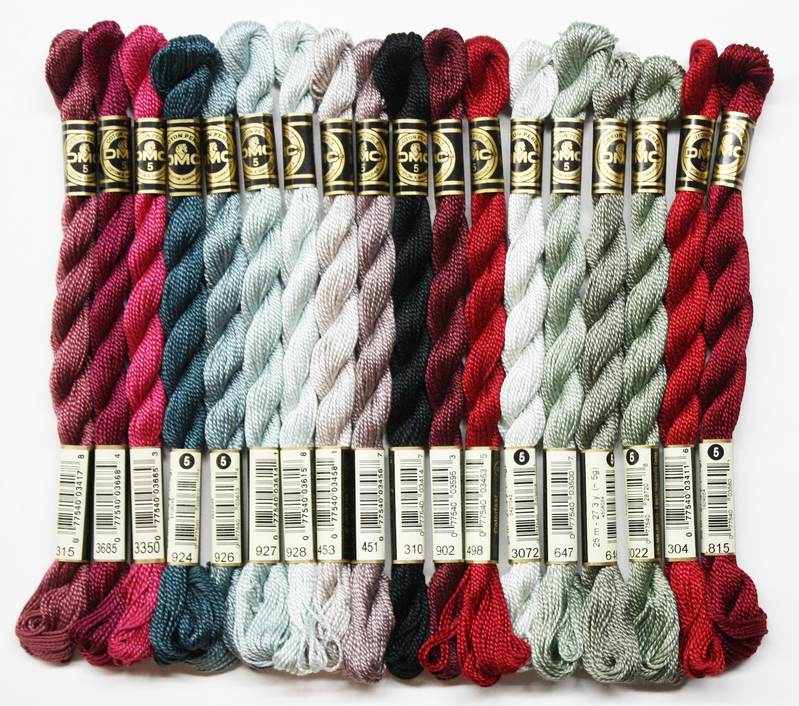 DMC Perle Cotton Skeins Perle Cotton 5 Perle Cotton Size 5 | Etsy