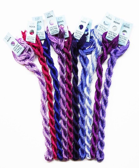 Edmar Nova Brazilian Embroidery Thread Nova Rayon Thread | Etsy