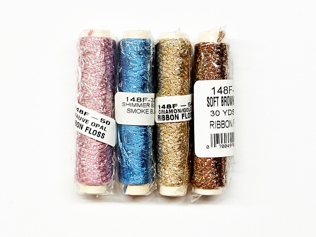 Rhode Island Textiles Ribbon Floss Shimmer Blend, Ribbon Floss, YLI ...