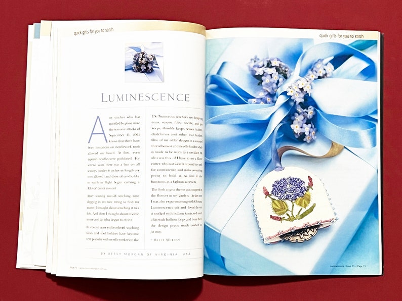 Inspirations Magazine Issue No. 53 2007, Embroidery Patterns, Silk ...