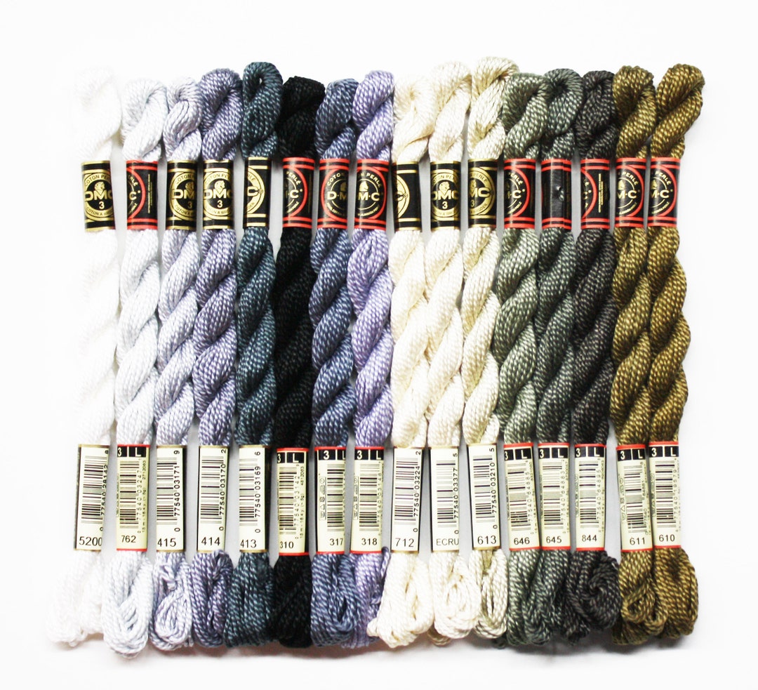 Perle Cotton Yarn, Perle Cotton #3, Perle Cotton, DMC Perle Cotton ...