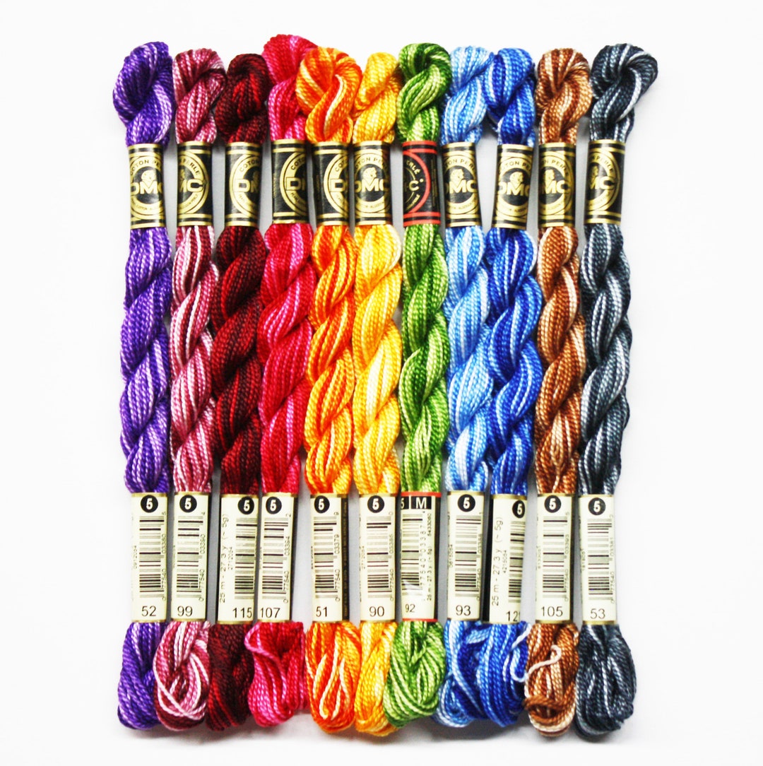 Pearl Cotton Variegated DMC Pearl Cotton DMC Perle Cotton - Etsy