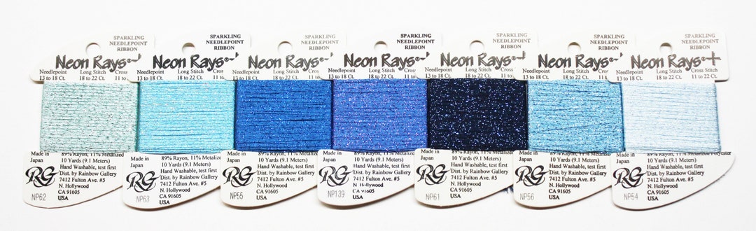Neon Rays Plus, Rainbow Gallery Neon Rays Plus, Ribbon Threads ...