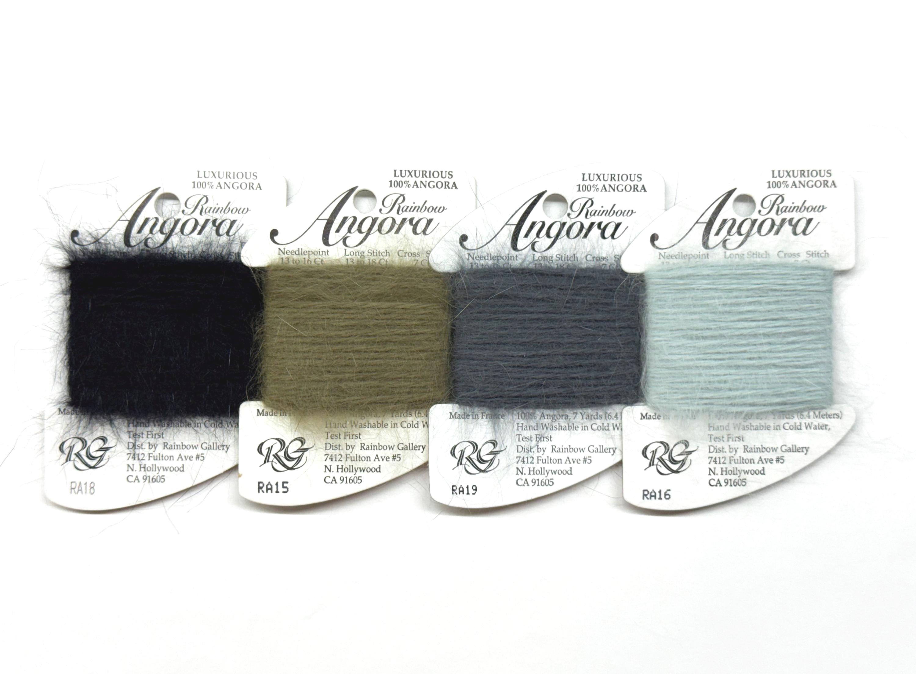 Angora Yarn 5.75 Each, Rainbow Gallery Angora Yarn, Yarns for Stitching ...
