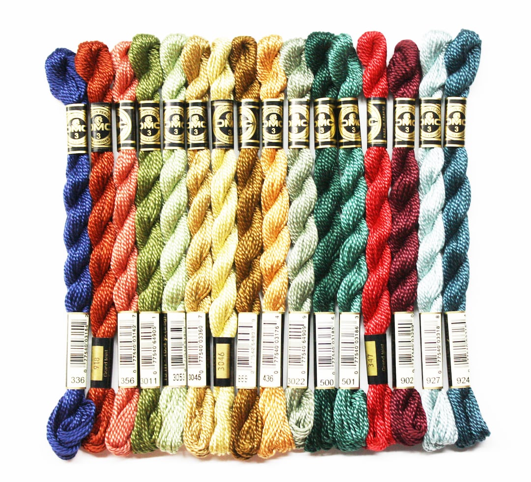 DMC Perle Cotton Thread Perle Cotton 3 Perle Cotton Size 3 - Etsy