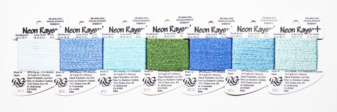 Neon Rays Plus Yarn, Rainbow Gallery Neon Rays Plus, Metallic Threads ...