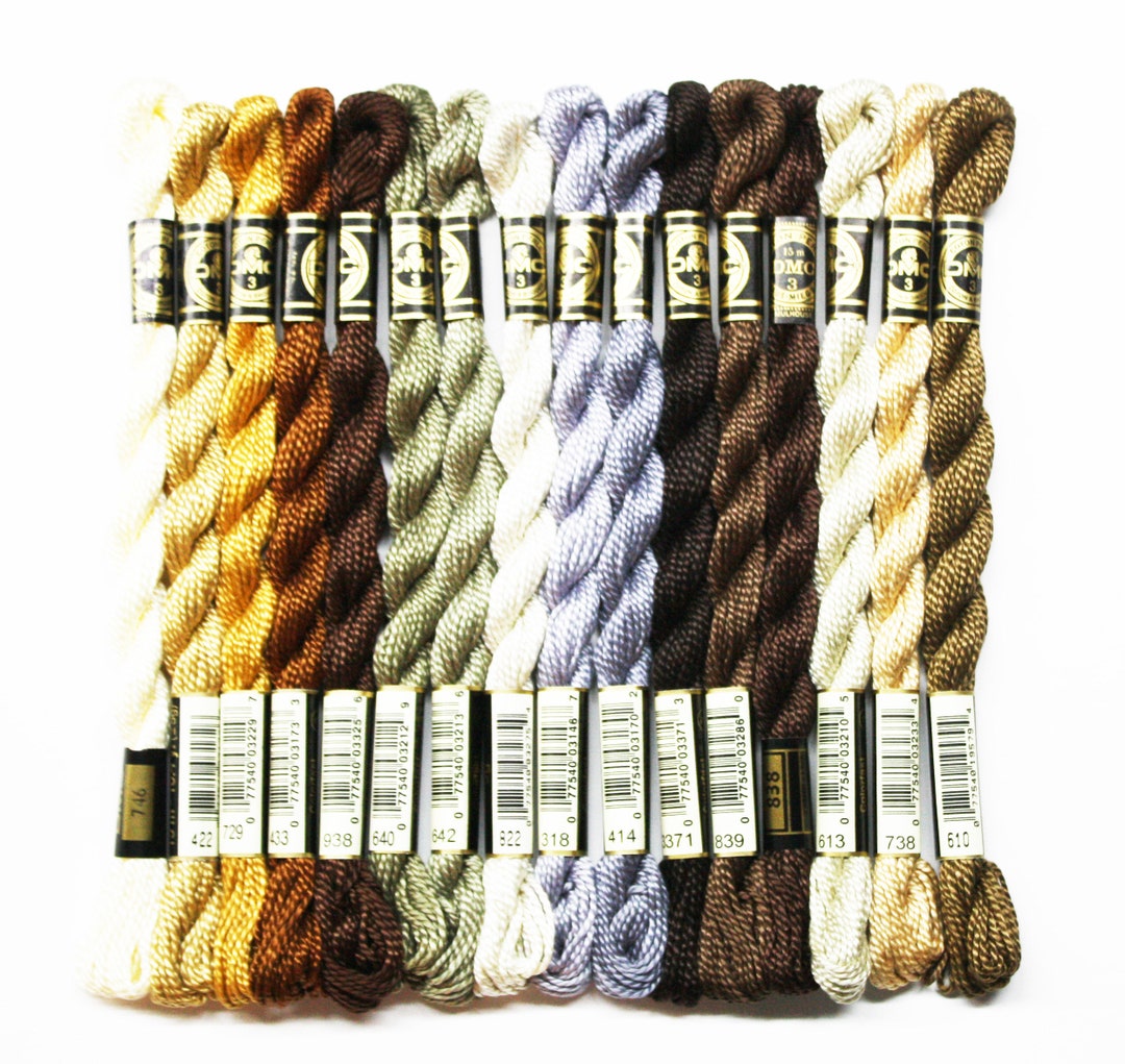 Perle Cotton Threads, DMC Perle Cotton Size 3, Perle Cotton 3 ...