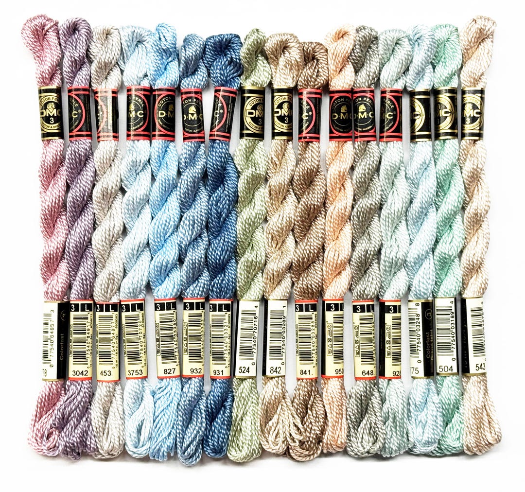 DMC Perle Cotton Thread, Perle Cotton #3, Perle Cotton Size 3, DMC ...