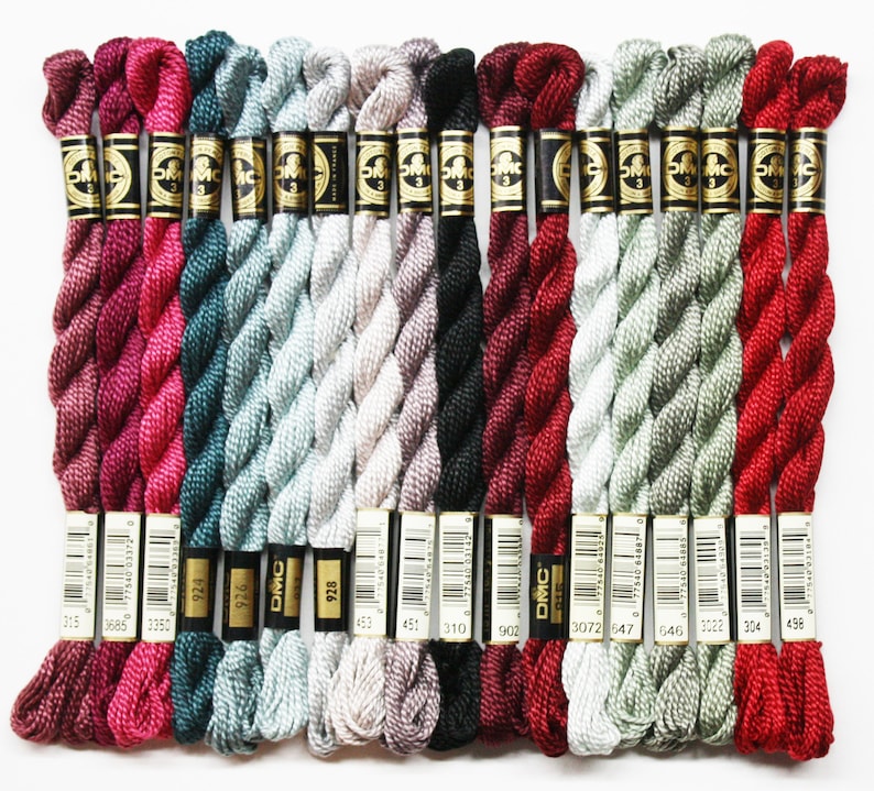 DMC Perle Cotton Thread Perle Cotton 3 Perle Cotton Size 3 | Etsy