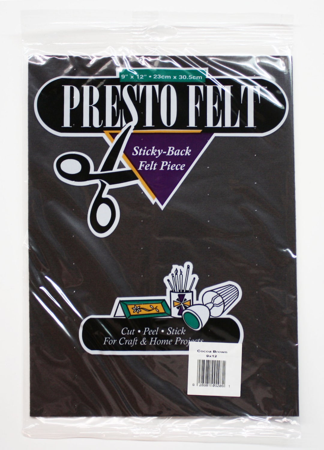 Sticky Back Felt 3.00 Each, Presto Sticky Back Felt, Felt Sheets, 9 X ...