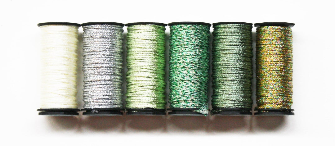 Kreinik 1/16 Braid 5.25 Each, Medium Metallic Braid, Kreinik Metallic ...