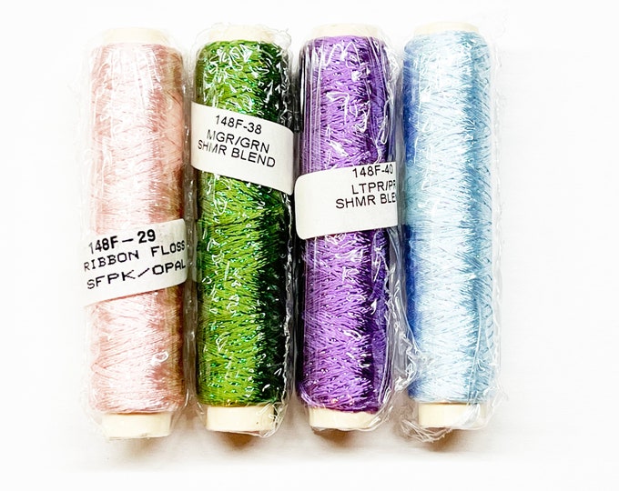 YLI Shimmer Blend Ribbon Floss, Rhode Island Textiles Ribbon Floss ...