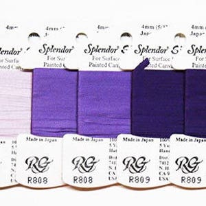 Splendor Silk Ribbon 4.00 Each, Rainbow Gallery 4mm Silk Ribbon ...