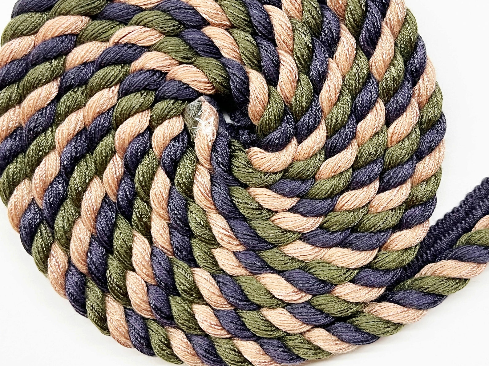 Conso Duke Collection Color F11 3/8" Cord W/knit Lip, Home Decor Braid ...
