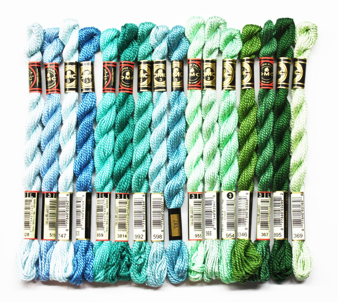 Perle Cotton Skeins, Perle Cotton #3, DMC Perle Cotton, Needlework, DMC ...