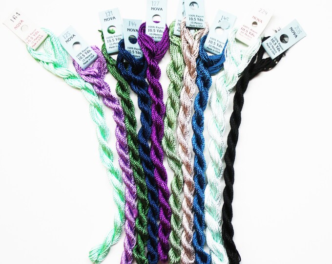 Edmar Nova, Brazilian Embroidery Thread, Nova Rayon Thread, Needlework ...