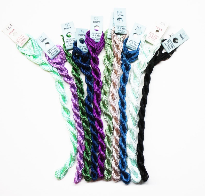 Edmar Nova Brazilian Embroidery Thread Nova Rayon Thread - Etsy